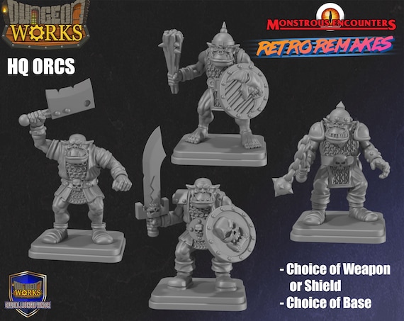 Miniature Toys Heroquest By Enfenix Orc Custom Minis3D Toys etna.com.pe