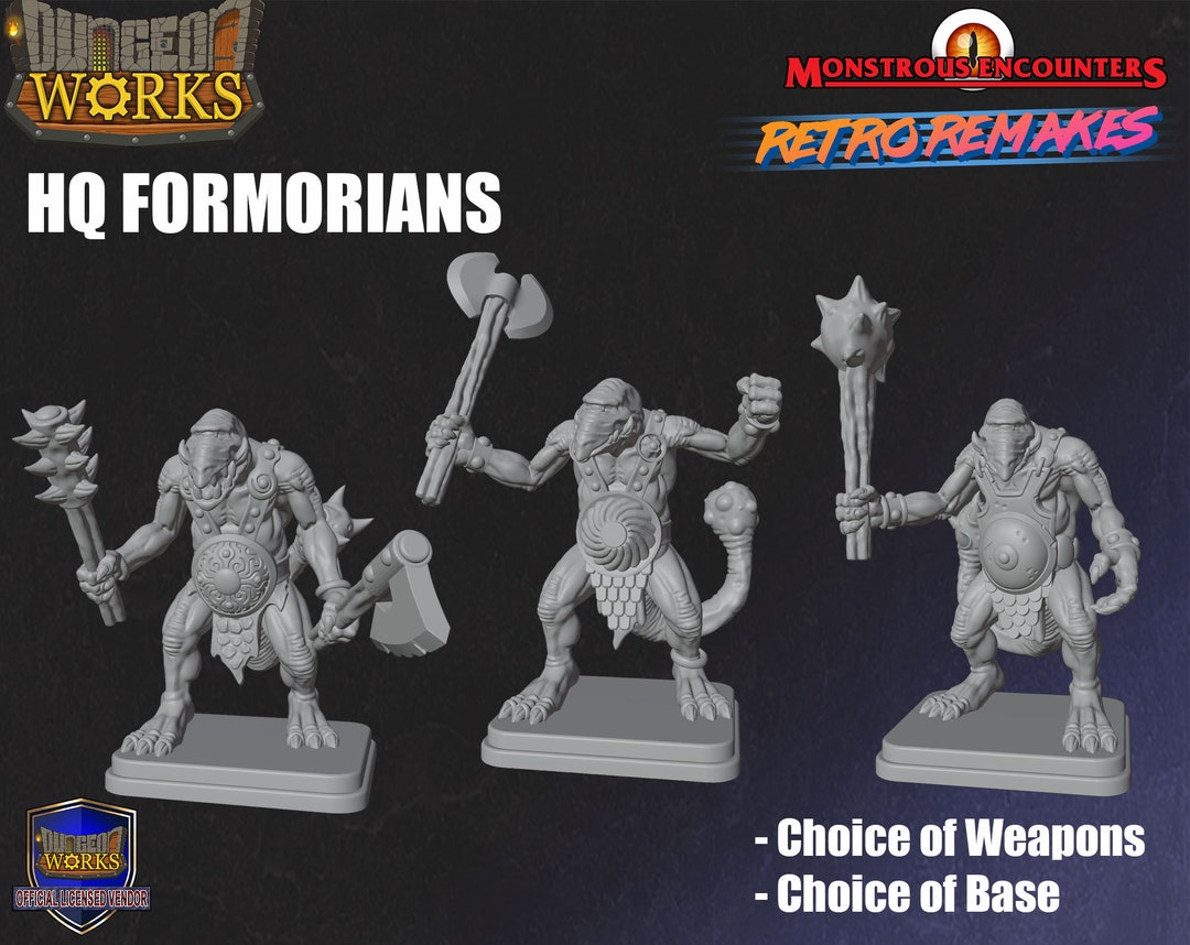 Formorian From Dungeonworks Retro Remakes Hero's Quest - Etsy