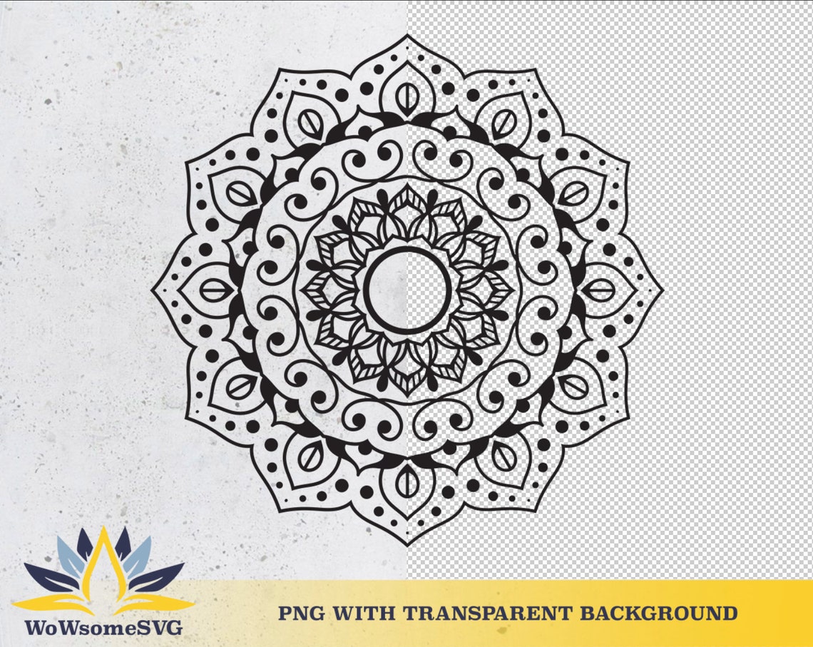 Simple Corner Mandala Svg Cut File for Cricut Bundle Ethnic | Etsy Canada