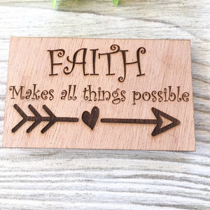 Wood Magnet, Office Magnet, Christian Magnet, Bible Verse Magnets ...