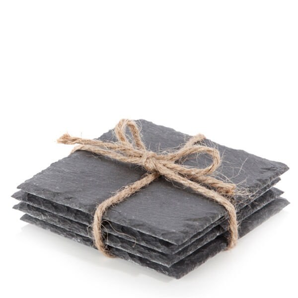 Welsh slate square coasters - Etsy.de