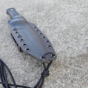 Cold Steel SRK Custom Kydex Sheath, Pancake Style, Polymer Belt Attachment, 550 Mil-spec ...