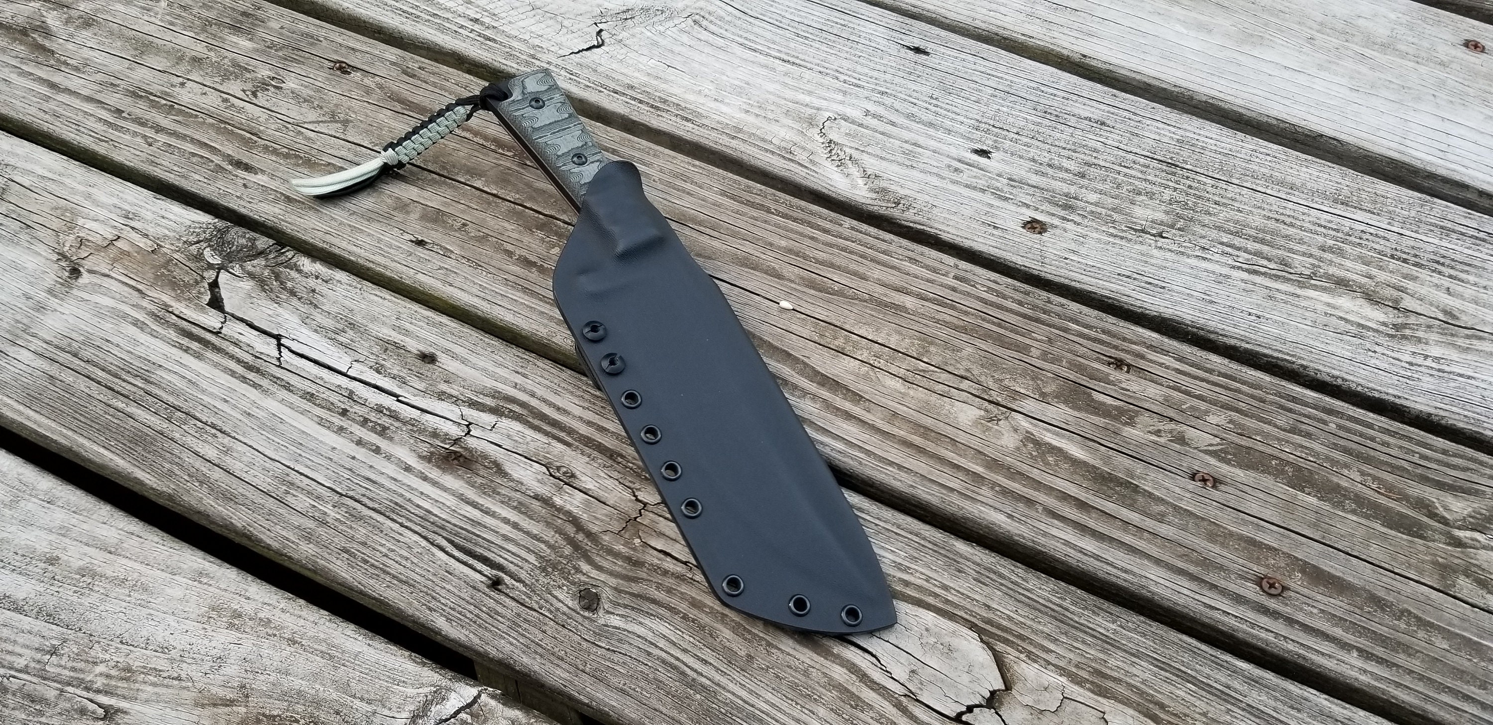 Tops Prather War Bowie Custom Kydex Sheath With Canted Beltloop. Taco ...