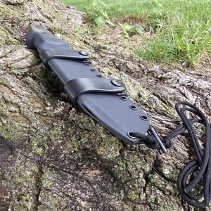 Ontario RD7 Custom Kydex Sheath,mini Firesteel, 550 Mil-spec Paracord ...