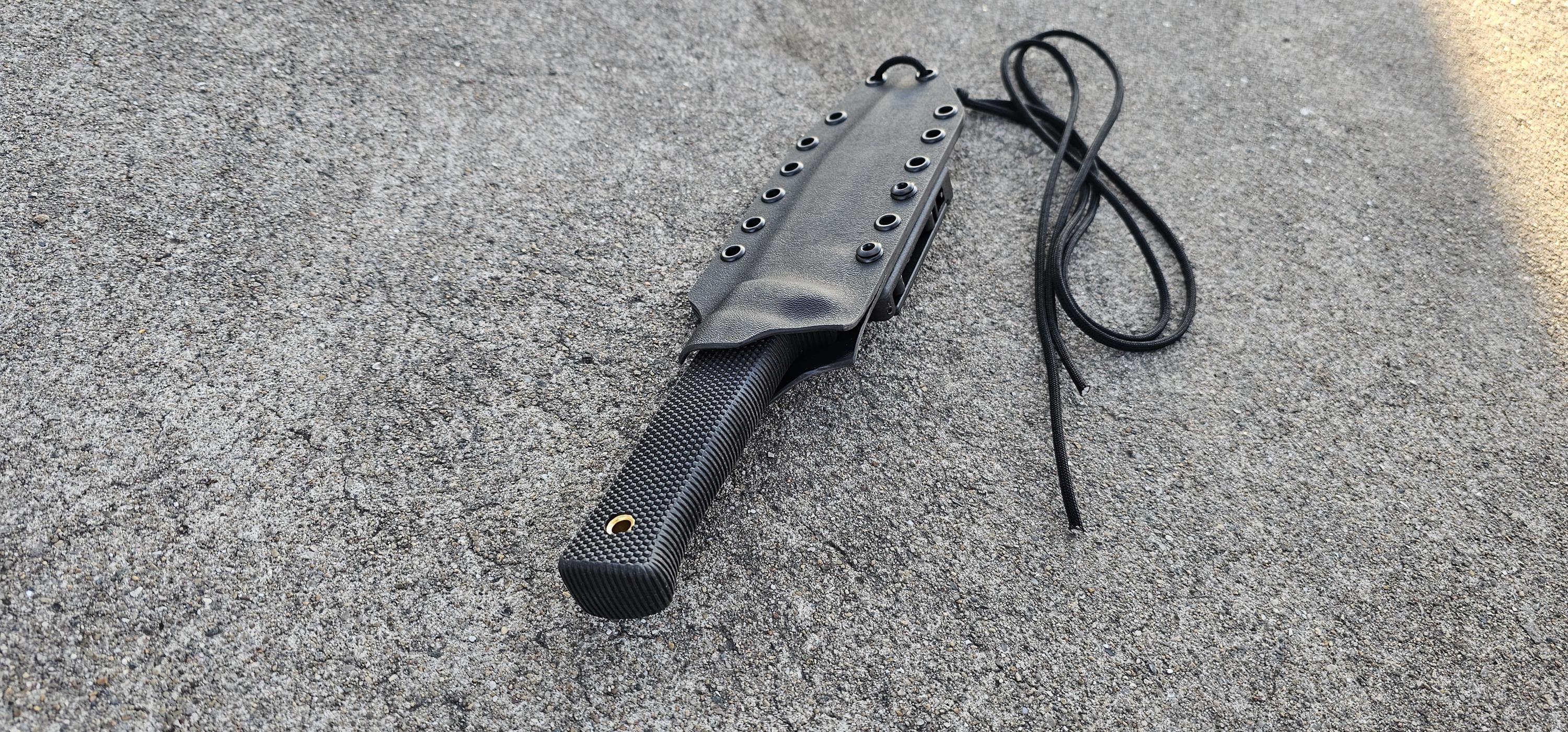 Cold Steel SRK Custom Kydex Sheath, Pancake Style, Polymer Belt ...