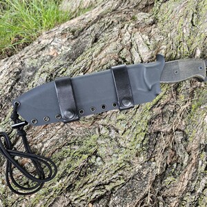 Ontario RD7 Custom Kydex Sheath,mini Firesteel, 550 Mil-spec Paracord ...
