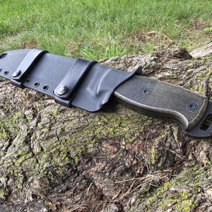 Ontario RD7 Custom Kydex Sheath,mini Firesteel, 550 Mil-spec Paracord ...