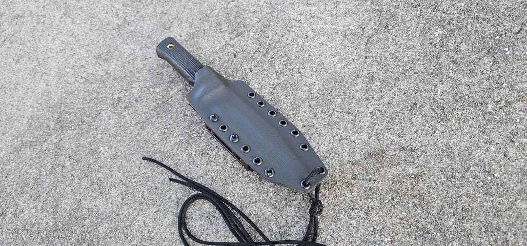 Cold Steel SRK Custom Kydex Sheath, Pancake Style, Polymer Belt Attachment, 550 Mil-spec ...