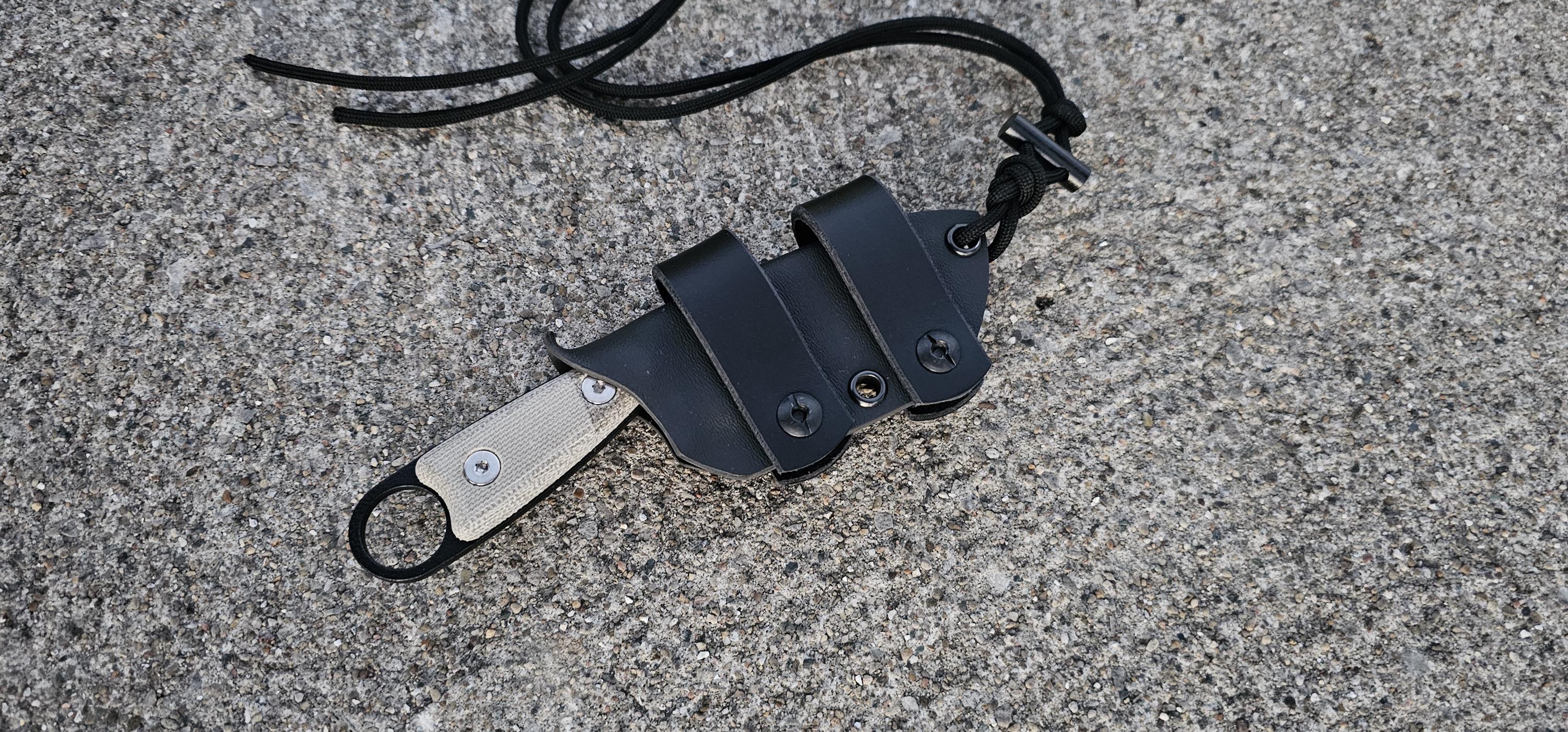 Esee IZULA (original IZULA) Custom Kydex, Scout Carry, Mini Firesteel ...