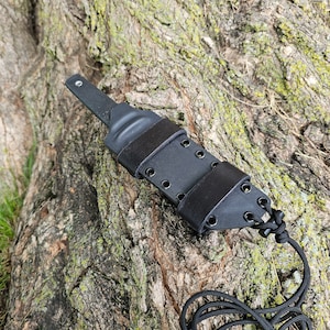 Cold Steel KOBUN Custom Kydex Sheath, Scout Carry, Leather Scout Straps ...