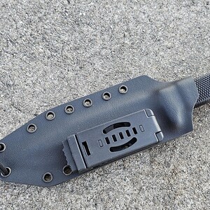 Cold Steel SRK Custom Kydex Sheath, Pancake Style, Polymer Belt Attachment, 550 Mil-spec ...