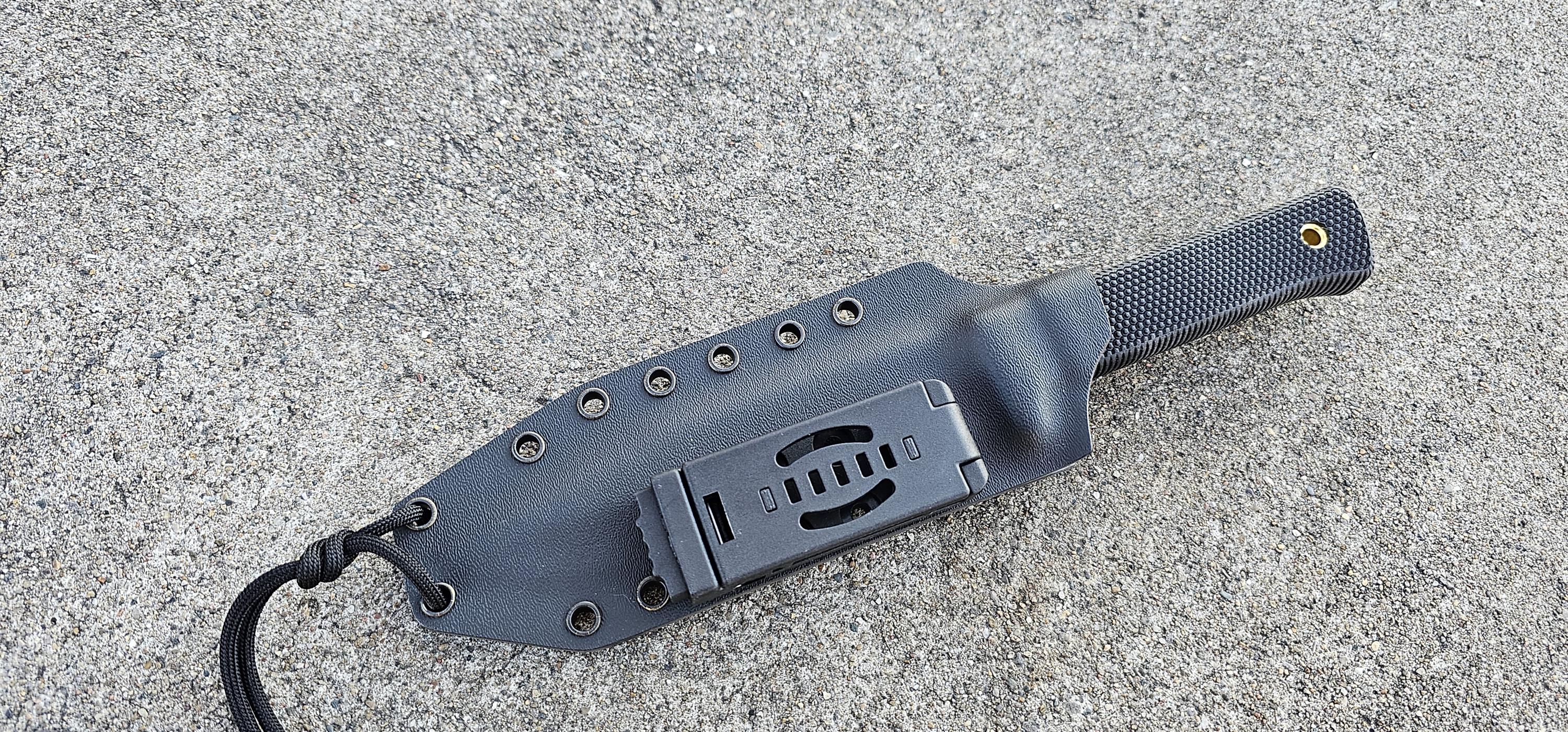 Cold Steel SRK Custom Kydex Sheath, Pancake Style, Polymer Belt ...