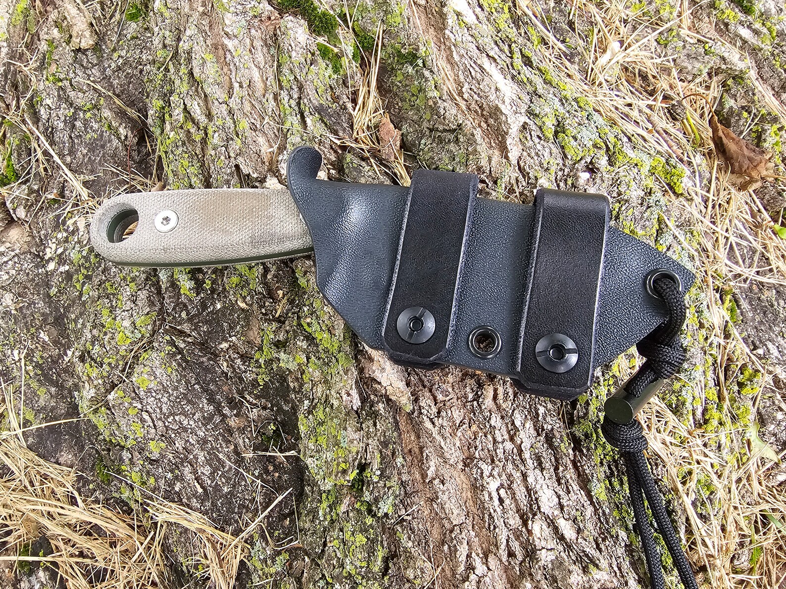 Esee IZULA-II Custom Kydex, Scout Carry, Mini Firesteel Rod, 550 Mil ...