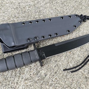 KA-BAR 1266 Modified Tanto Custom Kydex Sheath,mini Firesteel, 550 Mil ...