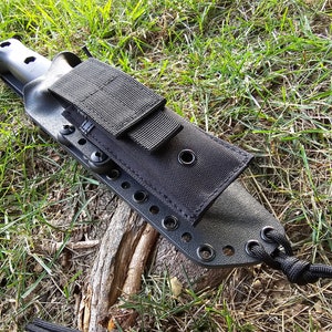 KA-BAR BK7 2.0 Custom Kydex Sheath, Dangler Carry, Firesteel &firesteel ...