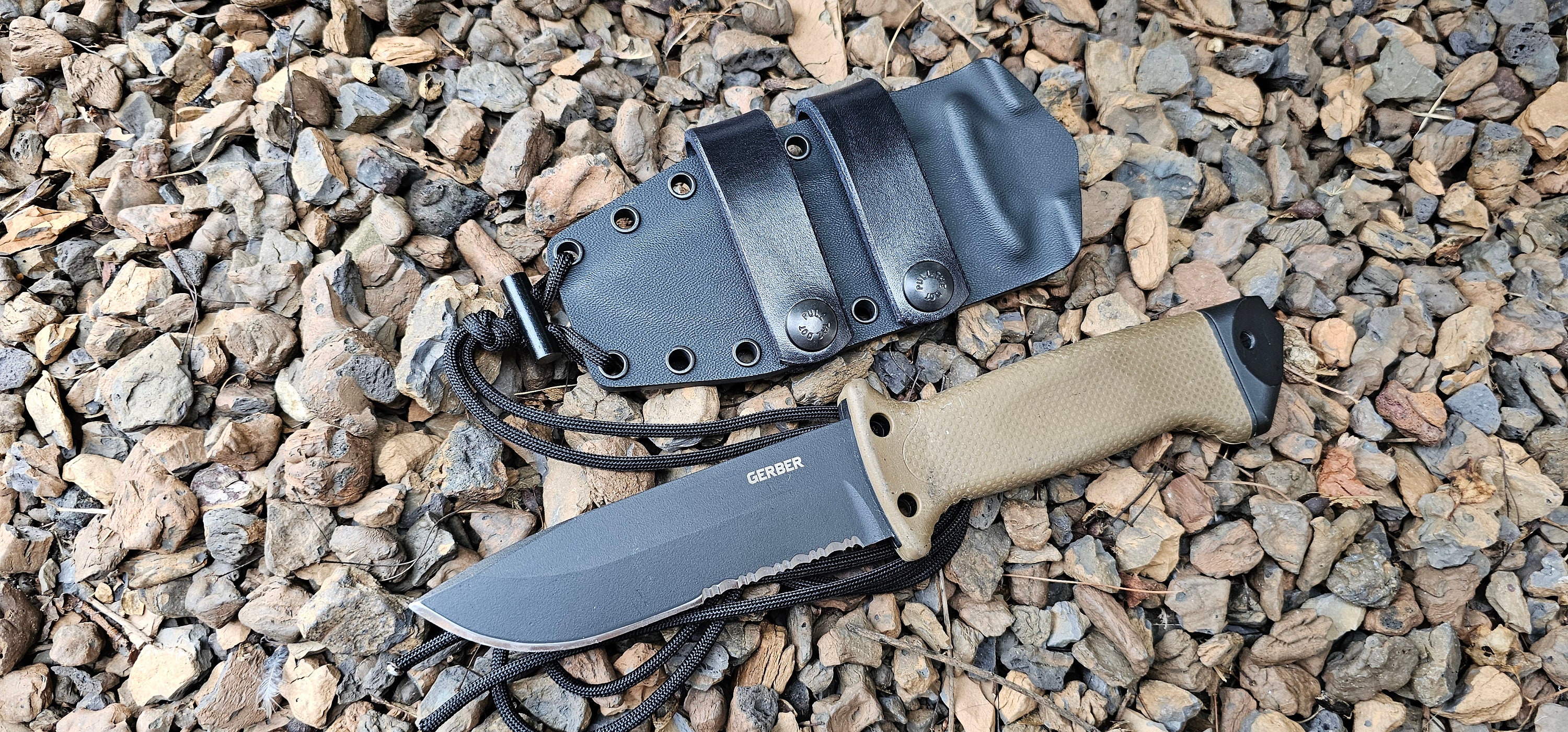 Gerber LMF II Infantry Survival Custom Kydex Sheath,mini Firesteel, 550 ...