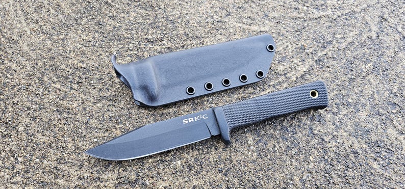 Cold Steel SRK-C Custom Kydex Sheath, Optional Belt Attachments ...