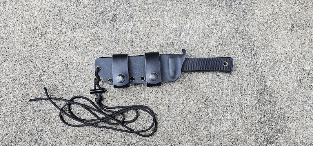 Cold Steel SRKC SRK-C Custom Kydex Sheath, Scout Carry Leather Straps ...