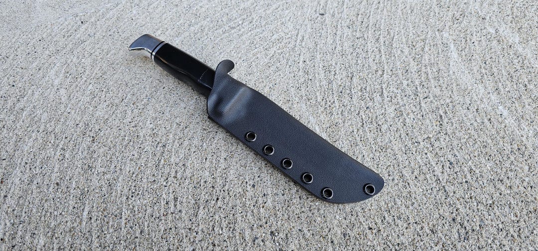 BUCK " 105 " Custom Kydex Sheath, Taco Style. Optional Belt Attachments ...