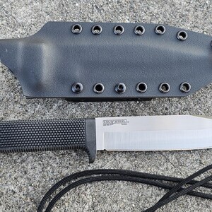 Cold Steel SRK Custom Kydex Sheath, Pancake Style, Polymer Belt Attachment, 550 Mil-spec ...