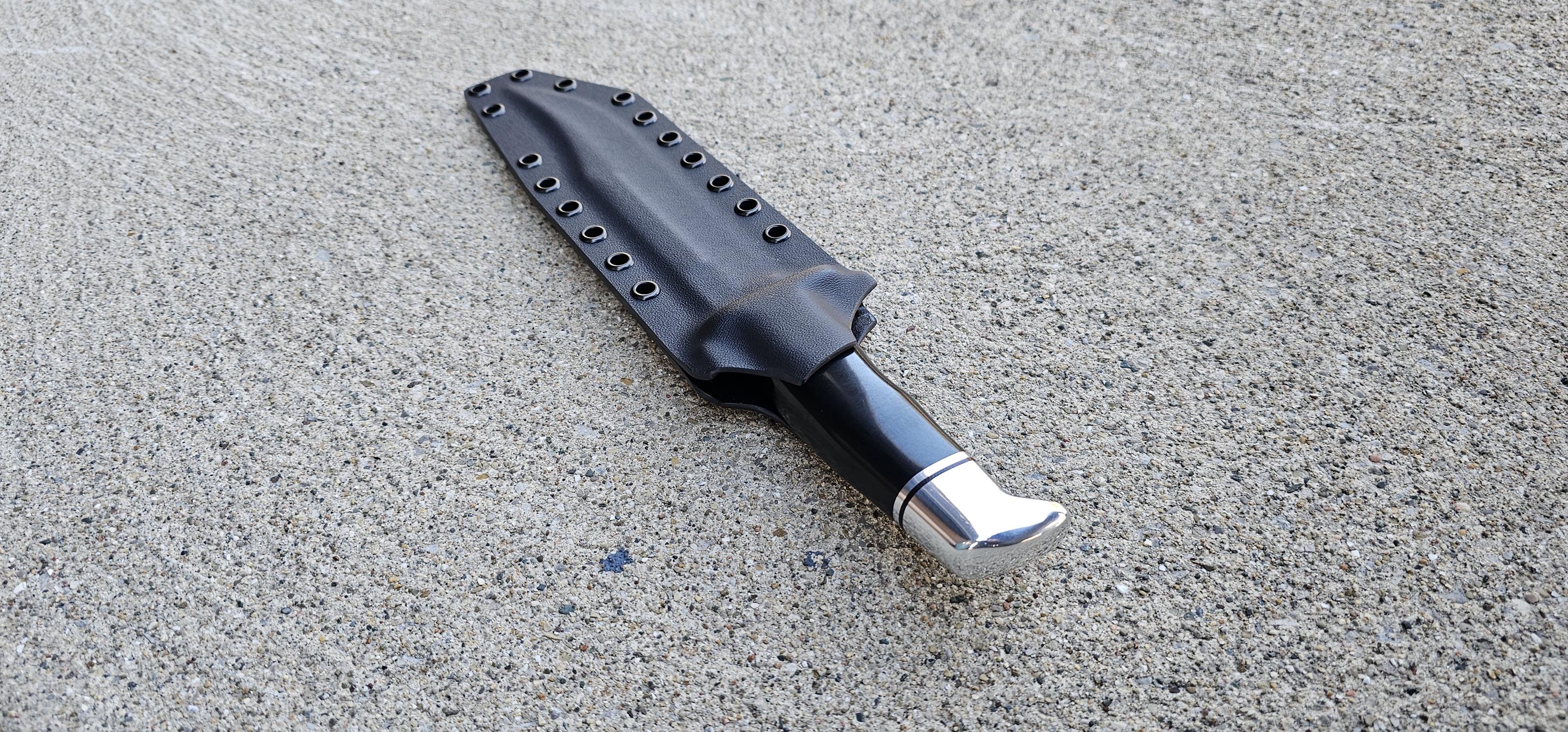 BUCK " 120 " Custom Kydex Sheath, Pancake, Optional Belt Attachments to ...