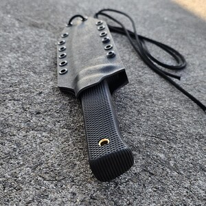 Cold Steel SRK Custom Kydex Sheath, Pancake Style, Polymer Belt Attachment, 550 Mil-spec ...