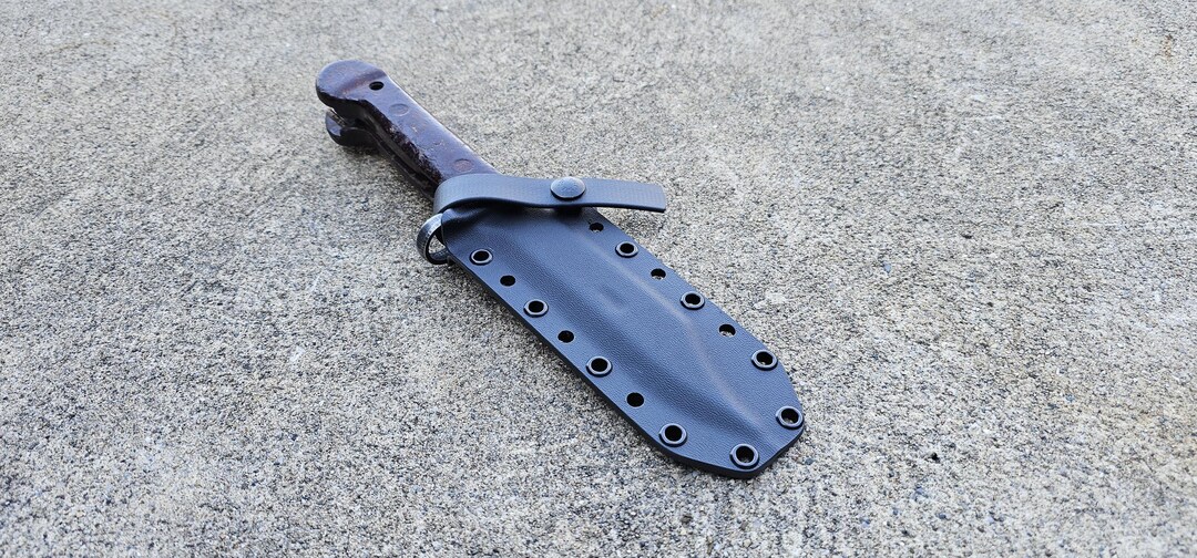 AKM / AK47 Bayonet Custom Kydex Sheath, Guard Strap, Optional Belt ...