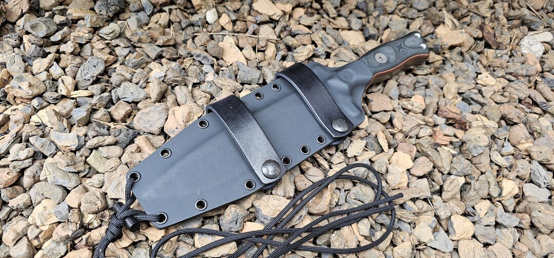 TOPS OP7 Operator 7 Custom Kydex Sheath,mini Firesteel, 550 Mil-spec ...