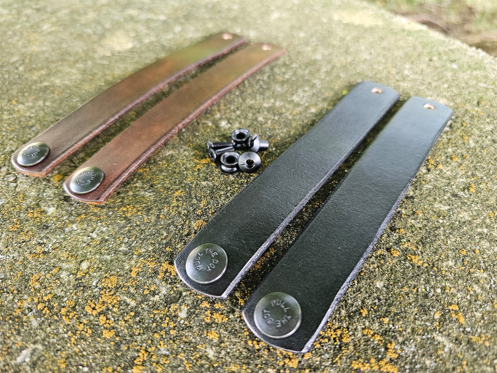 Handmade Leather IWB Loop, USA Made, Pull-the-dot Snap - Etsy