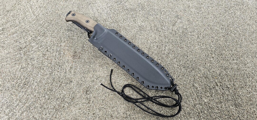 ESEE JUNGLAS Custom Kydex Sheath, Dangler Carry, Paracord, Mini ...