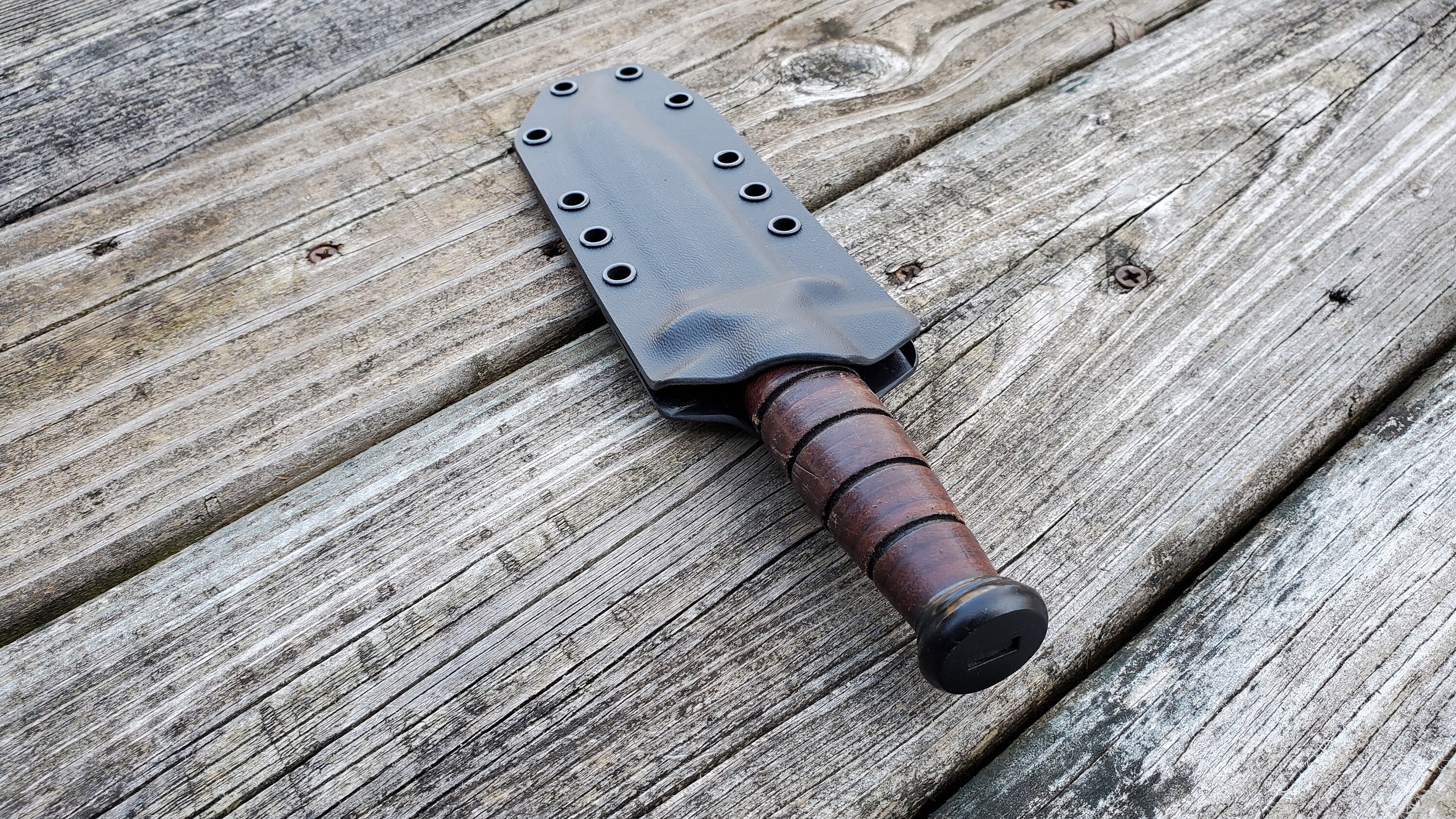 KABAR short Fighting Knife Custom Kydex Sheath - Etsy