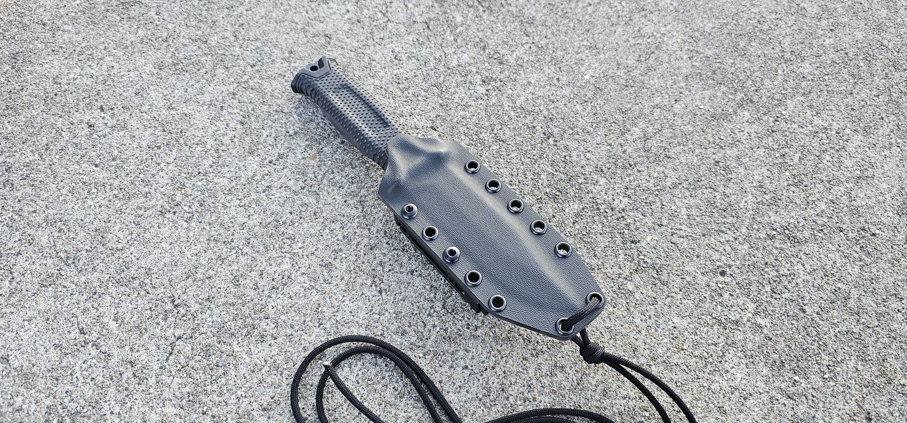 Gerber " Strongarm " Kydex Sheath, With Adjustable Polymer Belt ...