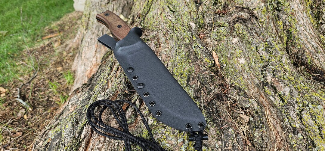 Ontario RAT-7 Custom Kydex Sheath, Kydex Dangler Carry, Mini Firesteel ...