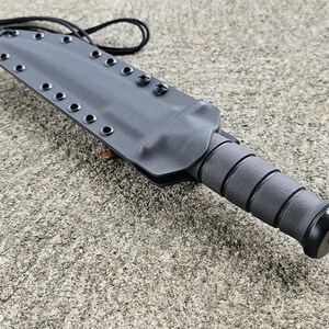 KA-BAR 1266 Modified Tanto Custom Kydex Sheath,mini Firesteel, 550 Mil ...