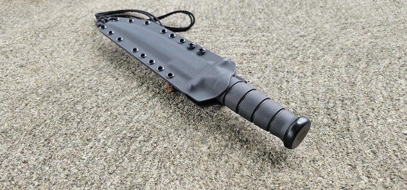 KA-BAR 1266 Modified Tanto Custom Kydex Sheath,mini Firesteel, 550 Mil ...