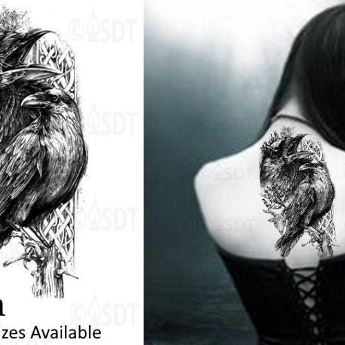 Ubbe Inspired Tattoo set of 2 Ubbe Temporary Tattoo / Ubbe - Etsy