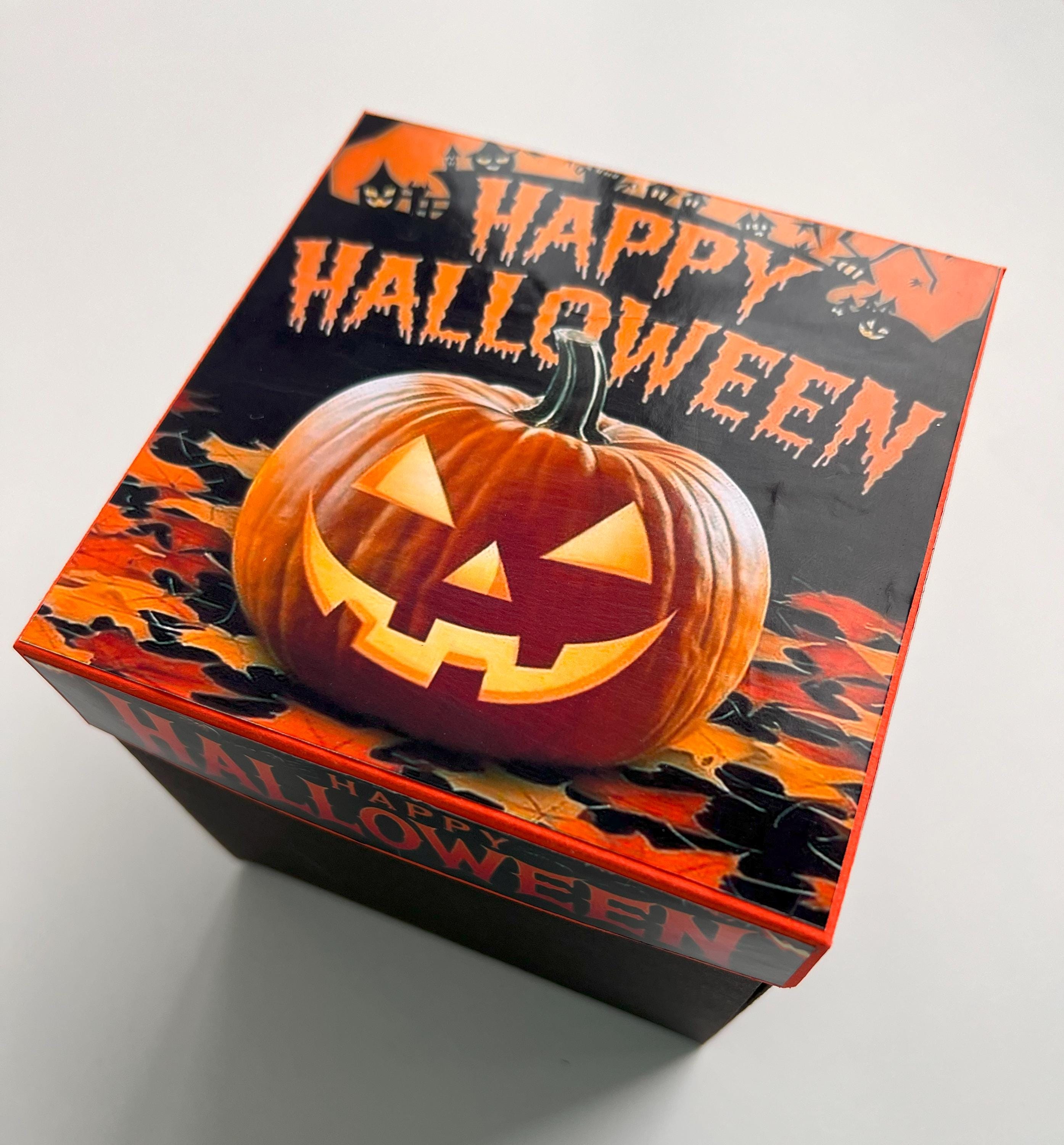 Halloween Magic Surprise Box With Flying Bats – Spooky Gift and ...