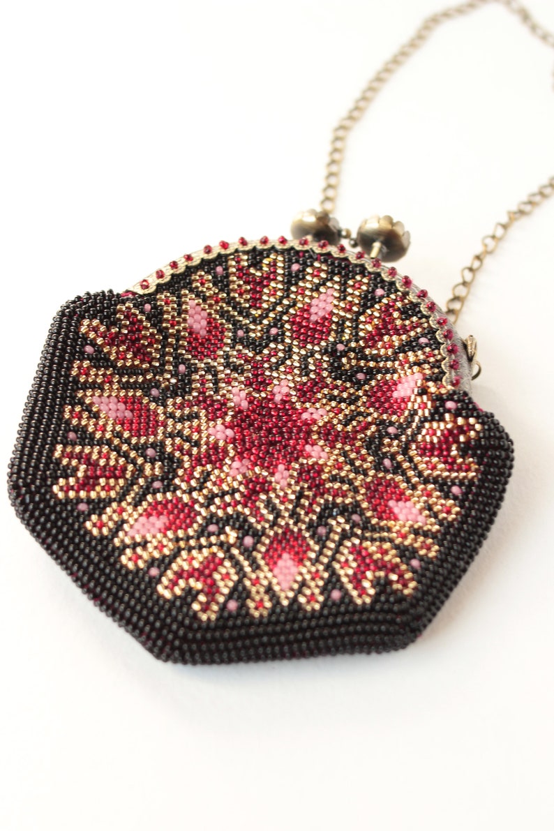 Edwardian Beaded Purse Victorian Handbag Small Evening Bag - Etsy