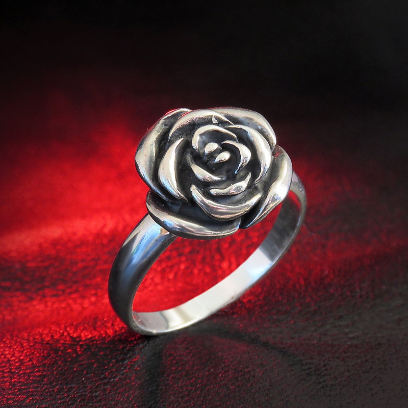 Rose Ring - Etsy