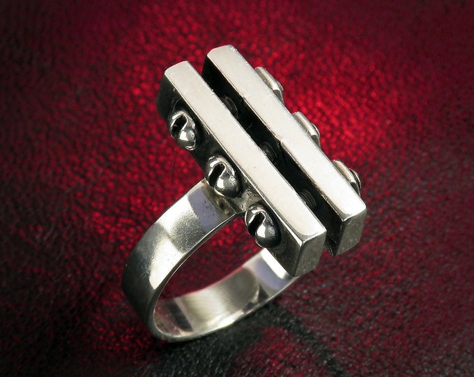 Nut Signet Ring-steampunk-mechanic Ring-steam Punk Engagement Ring ...