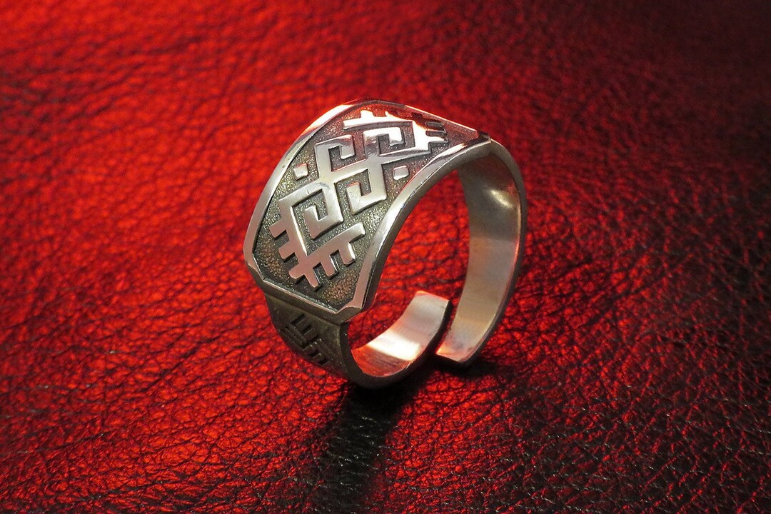 Latvian Ancient Sign Ring - Baltais Zalktis, Latvian Jewelry ...