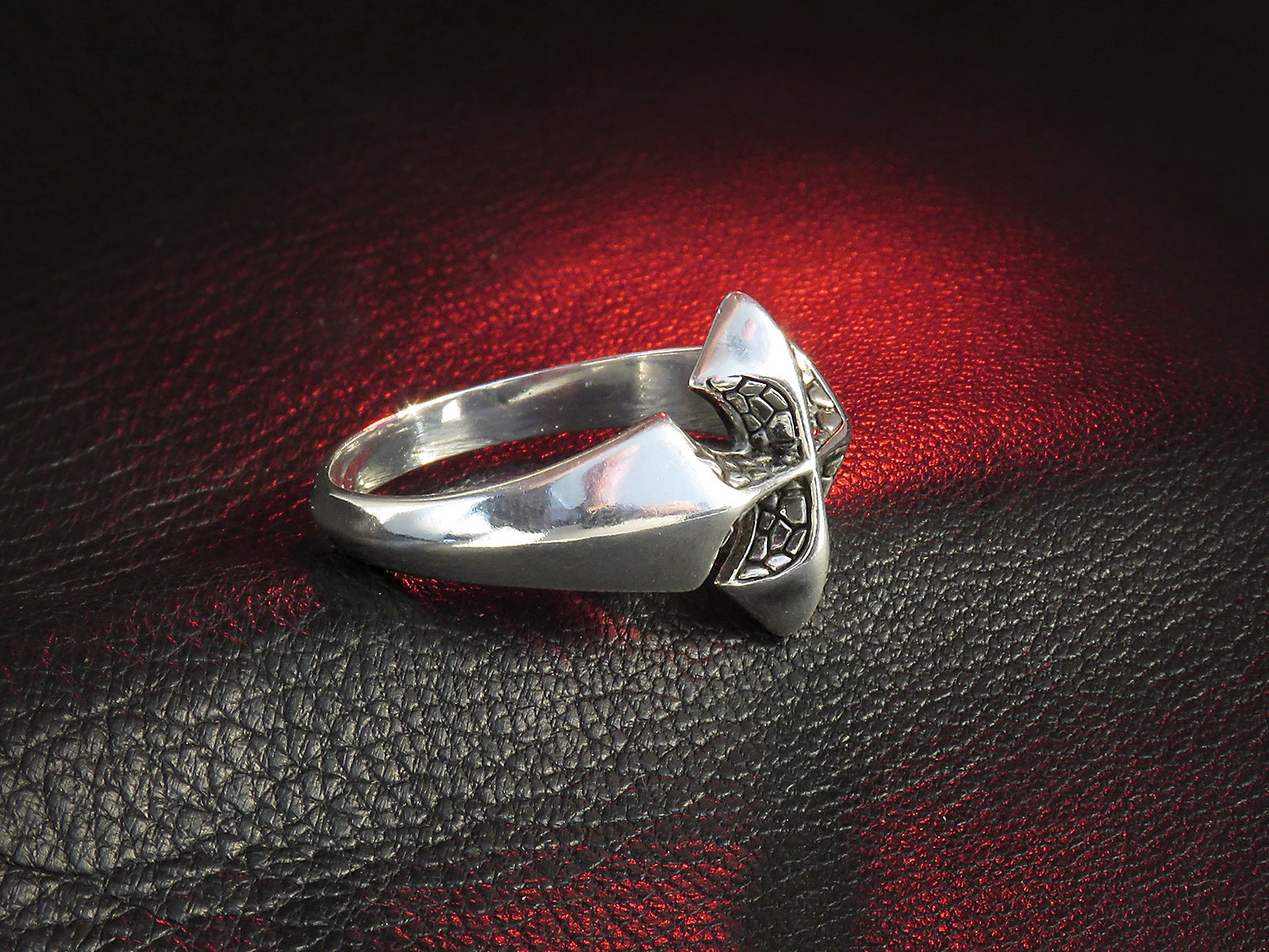 Gothic Cross Ring Sterling Silver Cross Jewelry - Etsy