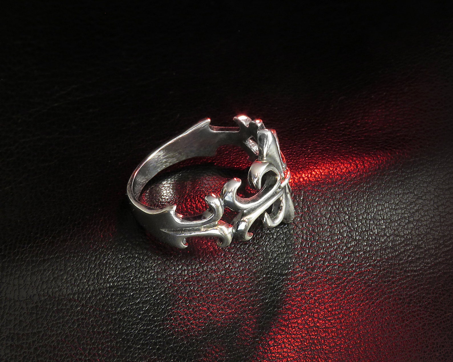 Gothic Ring Sterling Silver Gothic Jewelry | Etsy