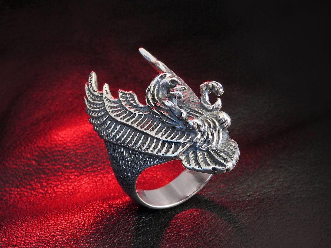 Adler Ring, Sterling Silber, Adler Schmuck - Etsy.de