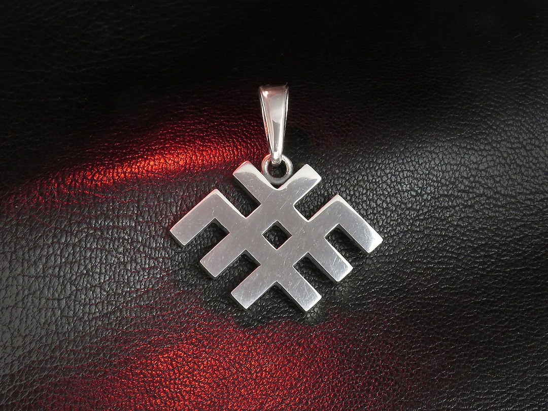 Jumis Latvian Ancient Sign Pendant, Baltic Jewelry, Good Luck Gift - Etsy