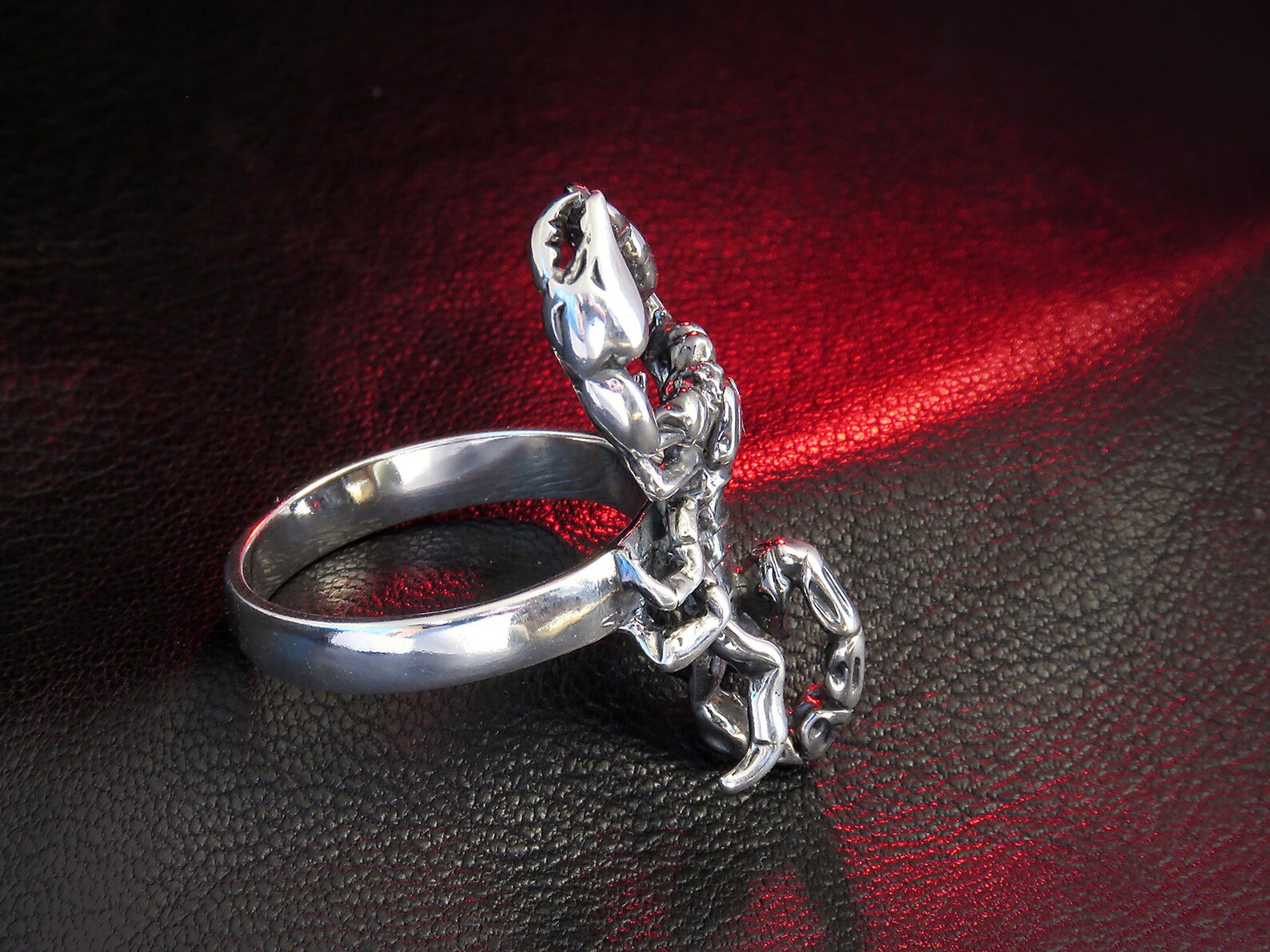 Scorpion Ring Sterling Silver Scorpion Jewelry - Etsy