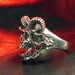 Devil's Skull Ring for Men Skull Jewelry Satanic Ring - Etsy