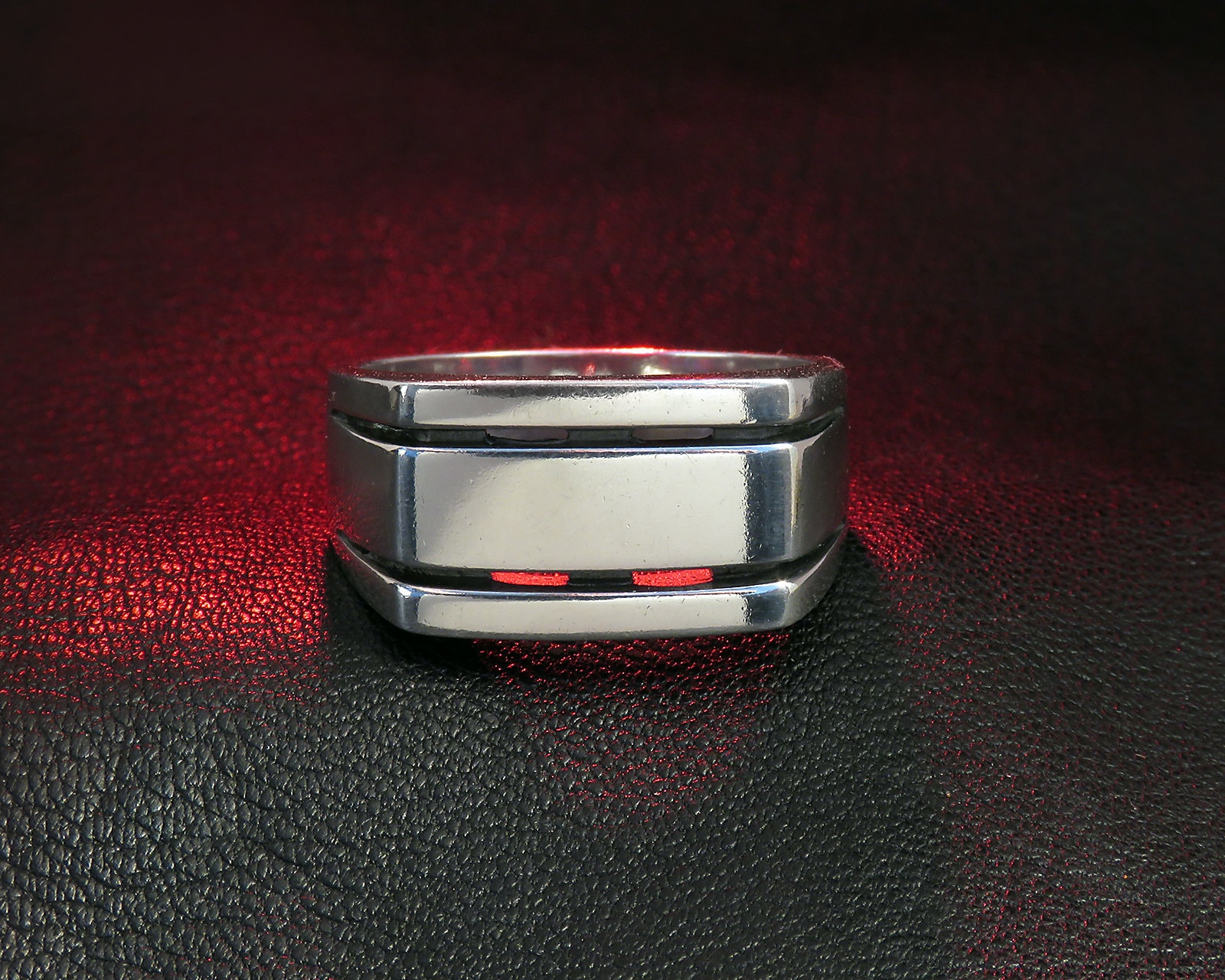 Geometric and Minimalist Ring for Men Sterling Silver Band - Etsy