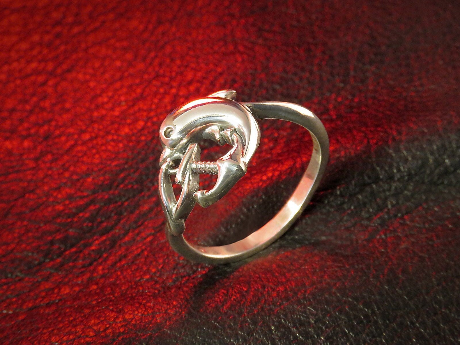 Dolphin Ring for Women Dolphin Jewelry Cute Ring for Girl | Etsy