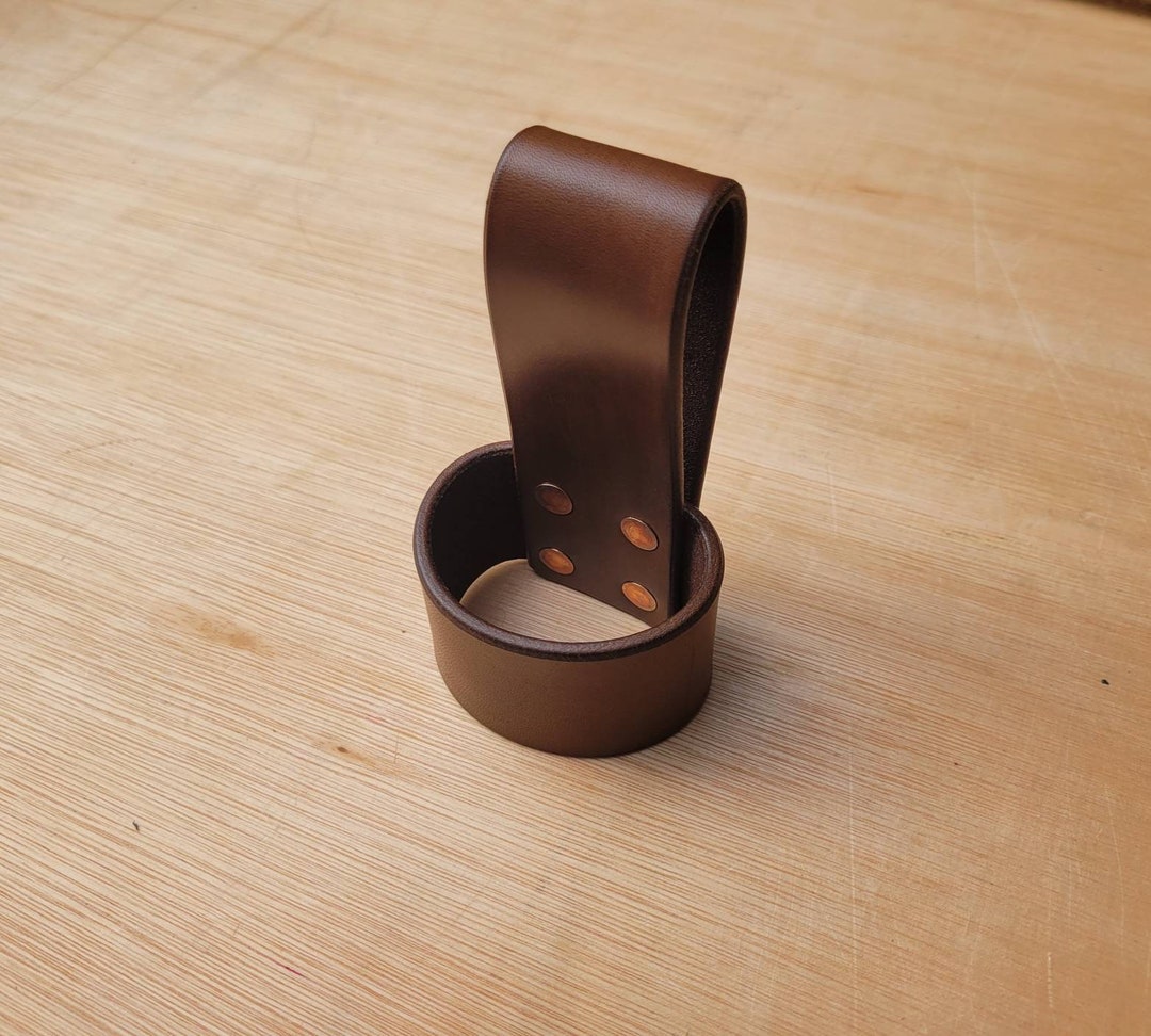Axe Belt Loop Veg Tan Leather - Etsy